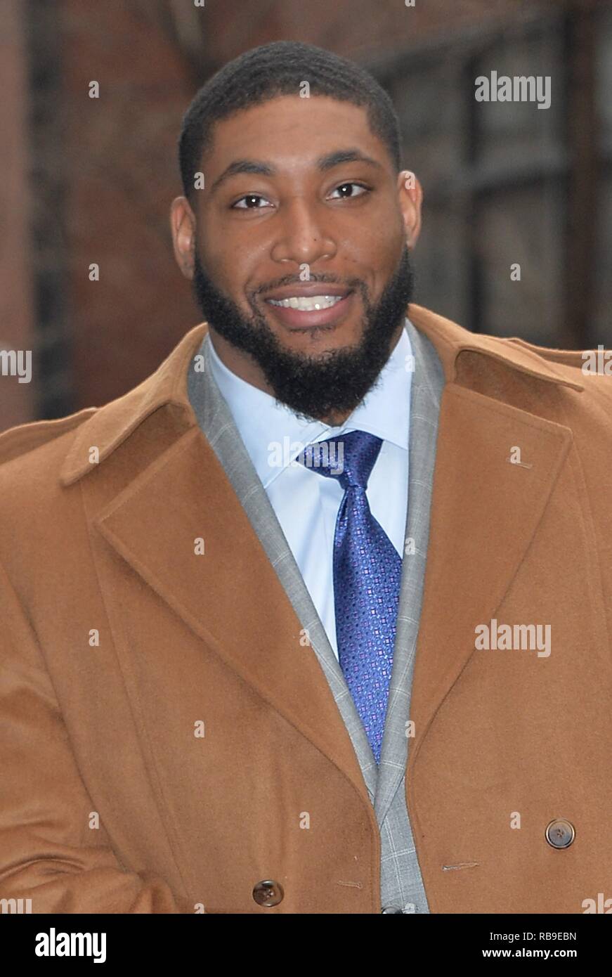 New York, NY, USA. 8th Jan, 2019. Devon Still in attendance for AOL ...