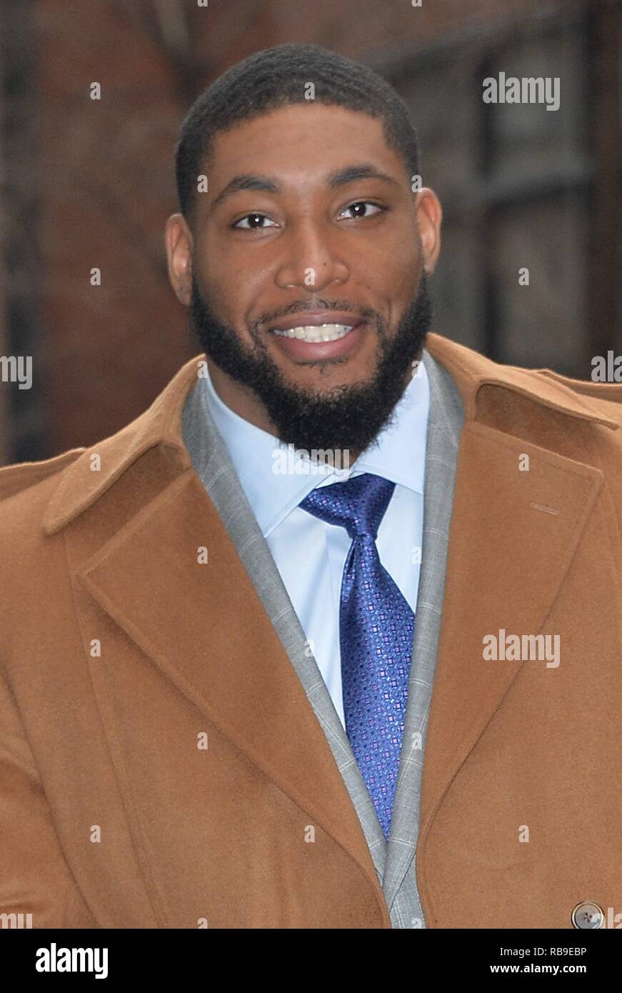 New York, NY, USA. 8th Jan, 2019. Devon Still in attendance for AOL ...