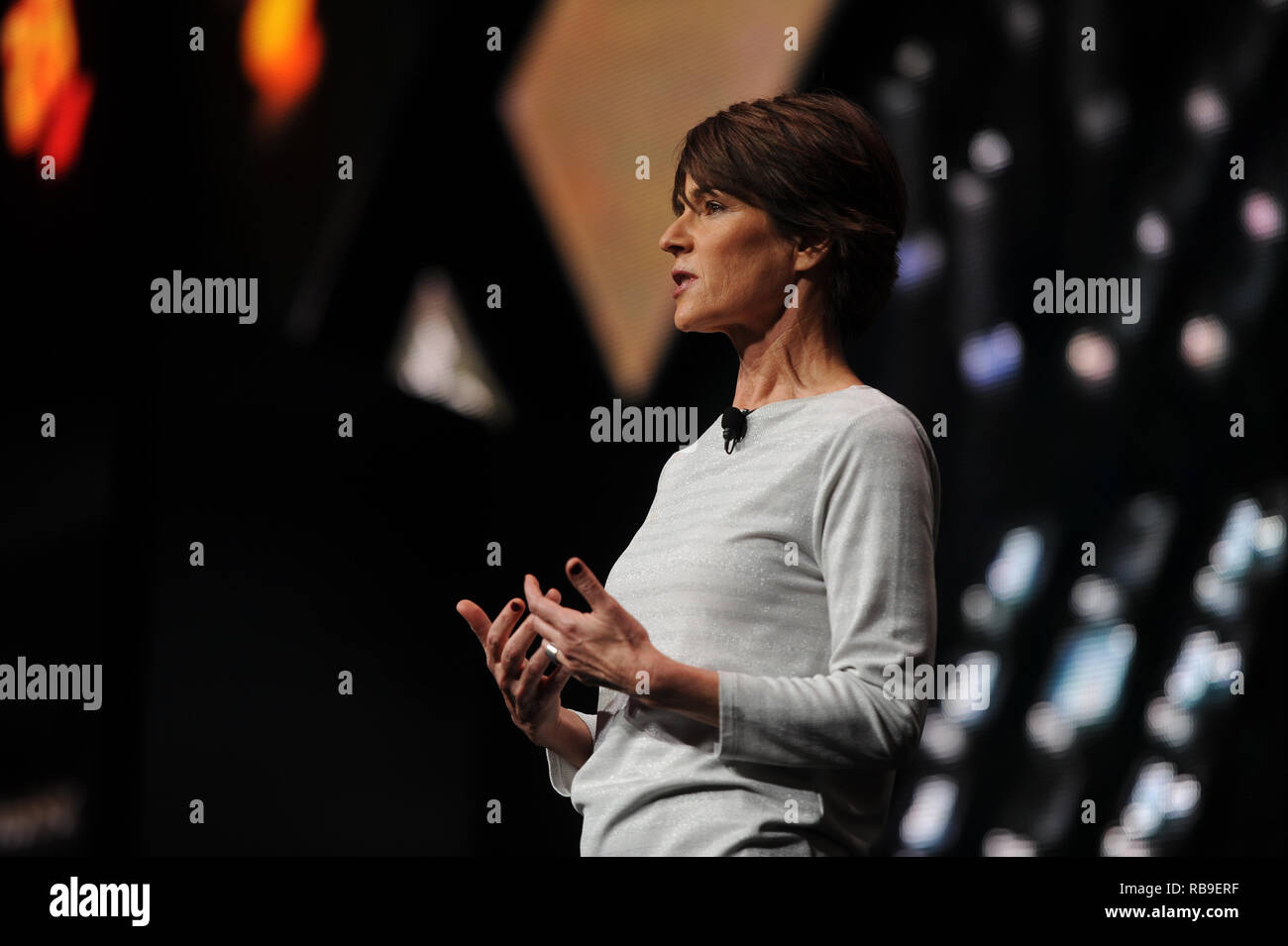 Las Vegas, USA. 07th Jan, 2019. 01/07/2019, USA, Las Vegas: Kristine ...