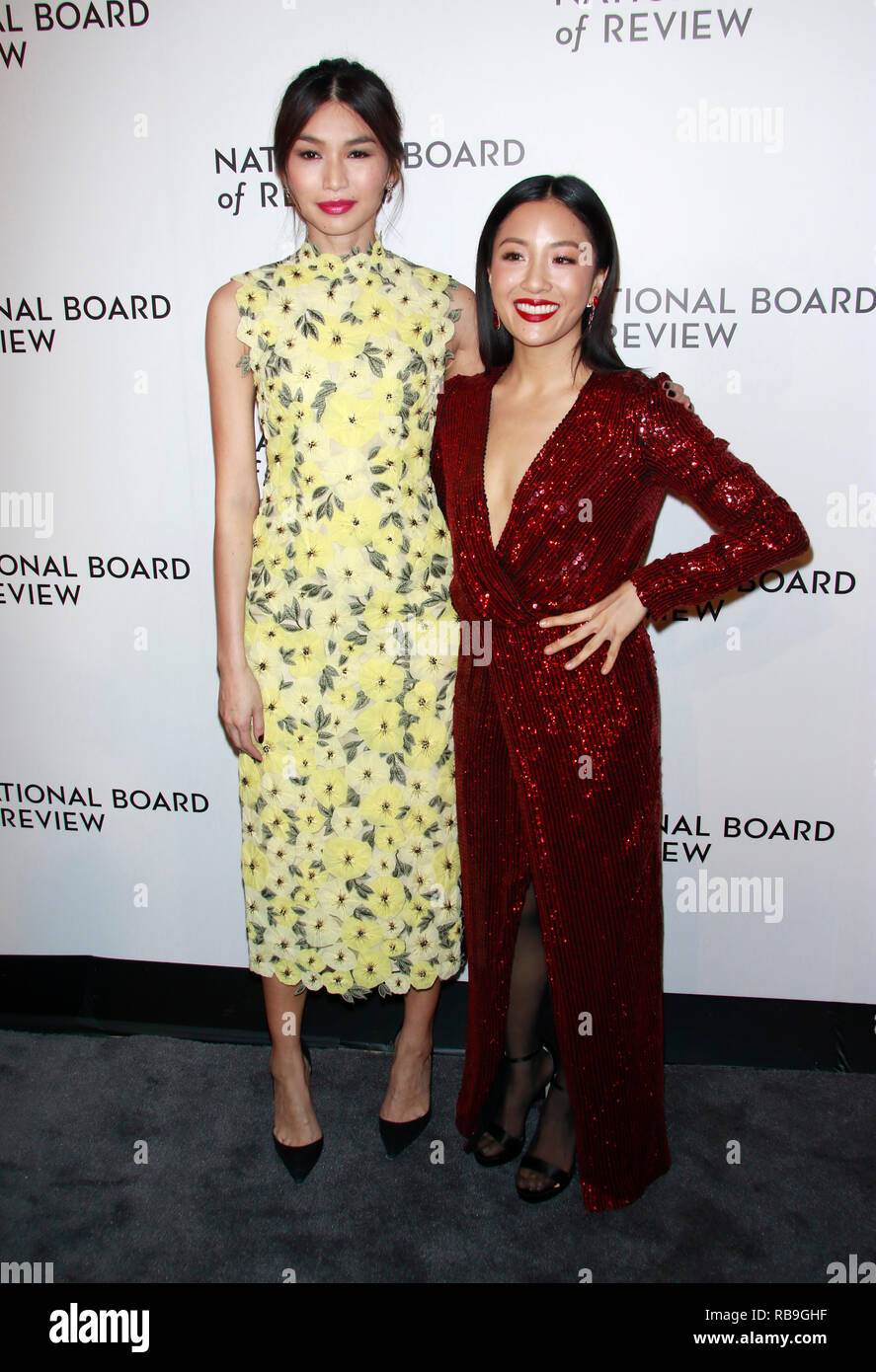 New York, NY, USA. 08th Jan, 2019. Gemma Chan and Constance Wu at The ...