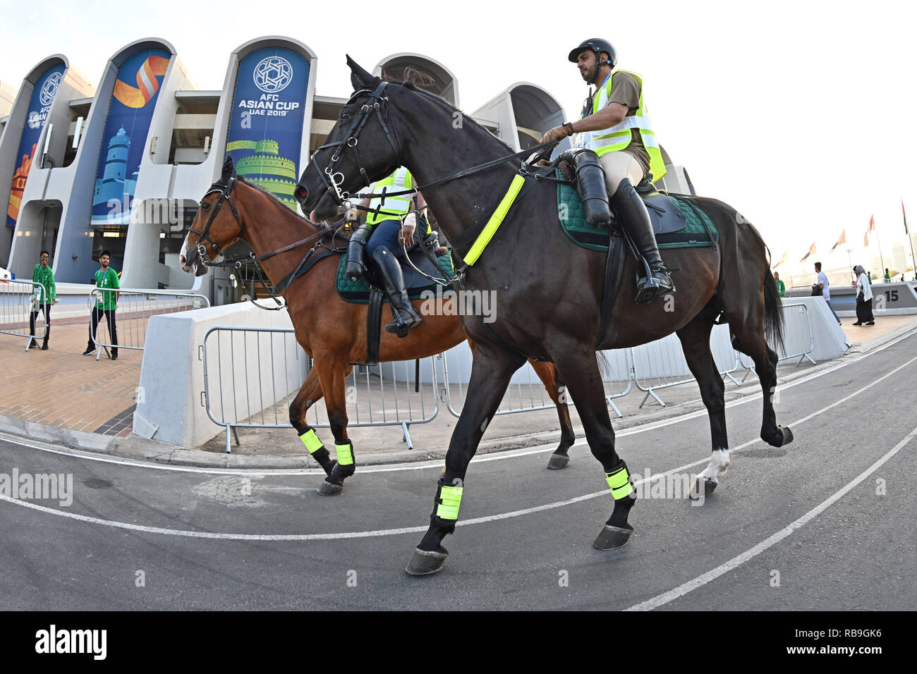 Abu Dhabi, United Arab Emirates. Credit: MATSUO. 8th Jan, 2019. Mounted ...