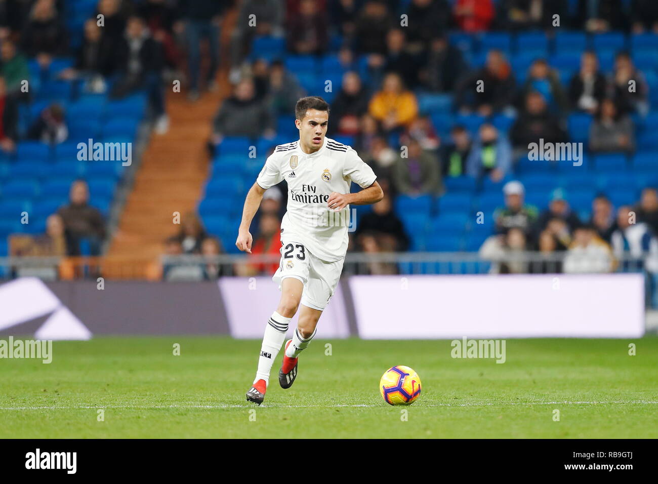 Madrid, Spain. 6th Jan, 2019. Sergio Reguilon (Real) Football/Soccer ...