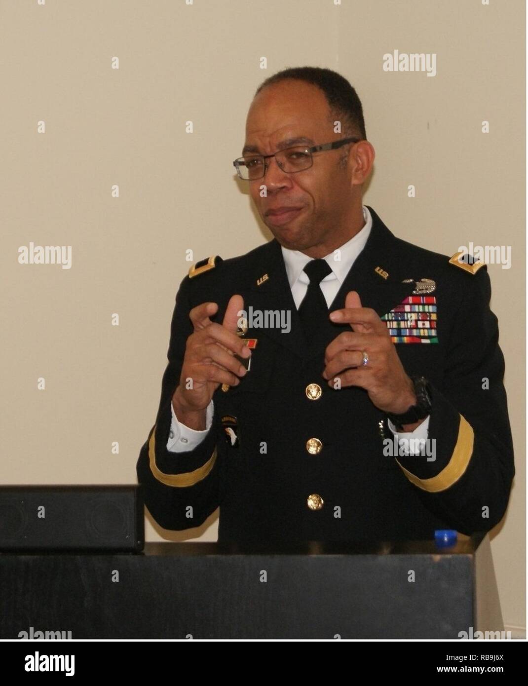 Maj. Gen. A.C. Roper, commander of the 80th Training Command (TASS ...