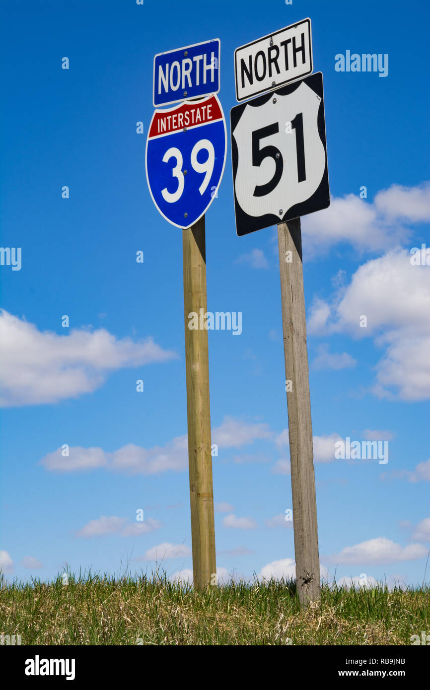 Usa traffic information route map hi-res stock photography and images ...