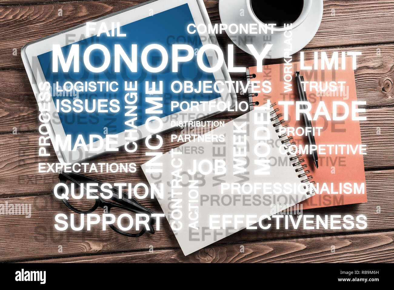 Modern workplace concept Stock Photo - Alamy