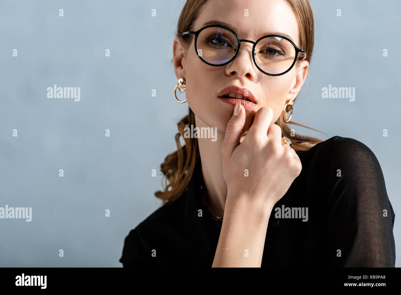 Female caucasian hand touching clothes hi-res stock photography and ...