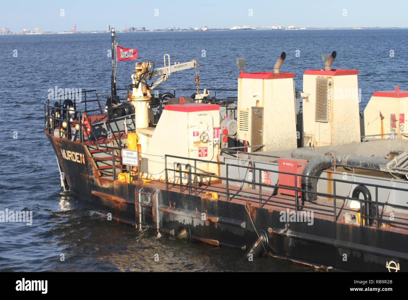 Dredging activities hi-res stock photography and images - Alamy