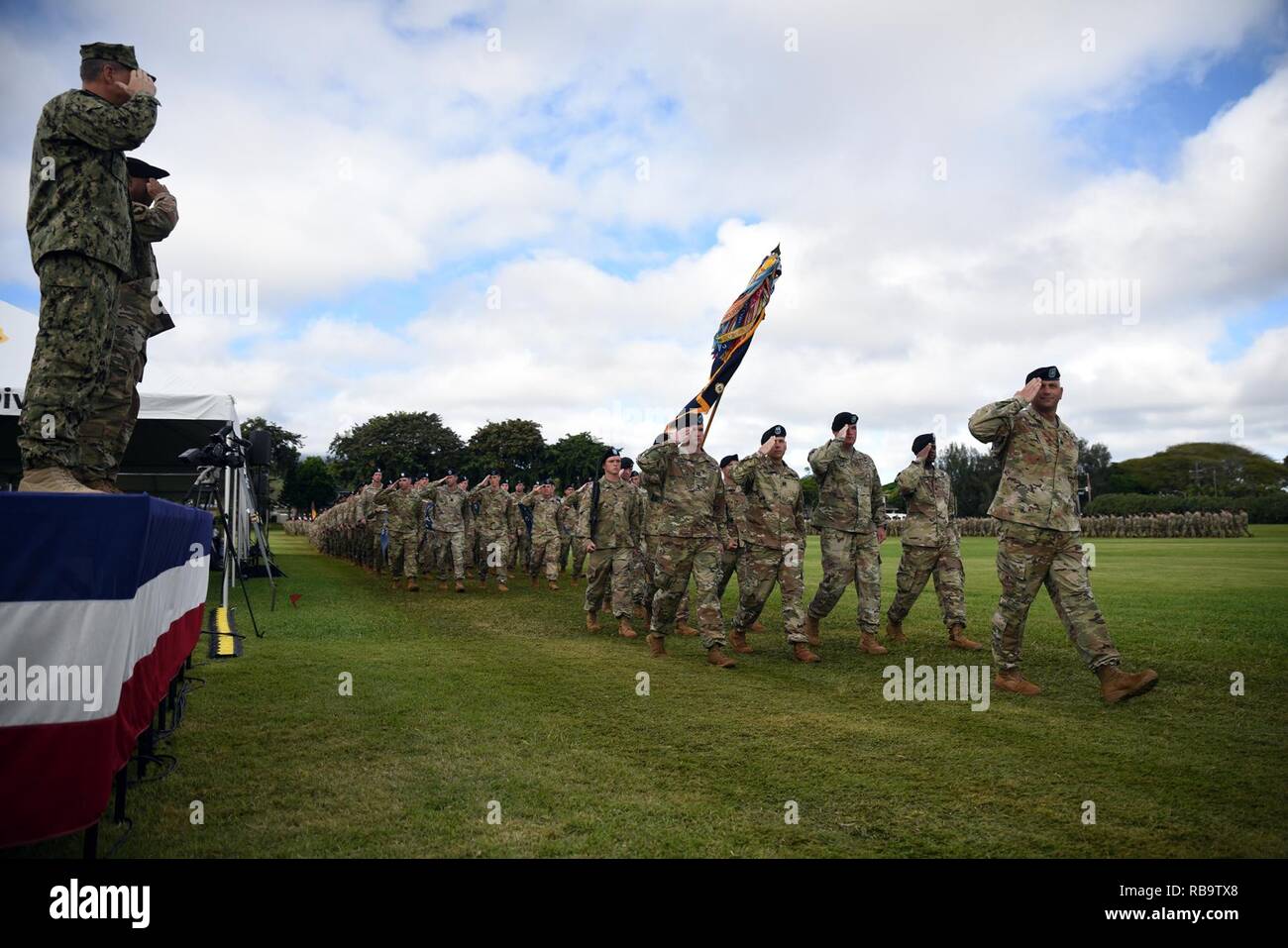 Lt. Col. Philip Mundweil, commander, 2nd Battalion, 35th Infantry ...