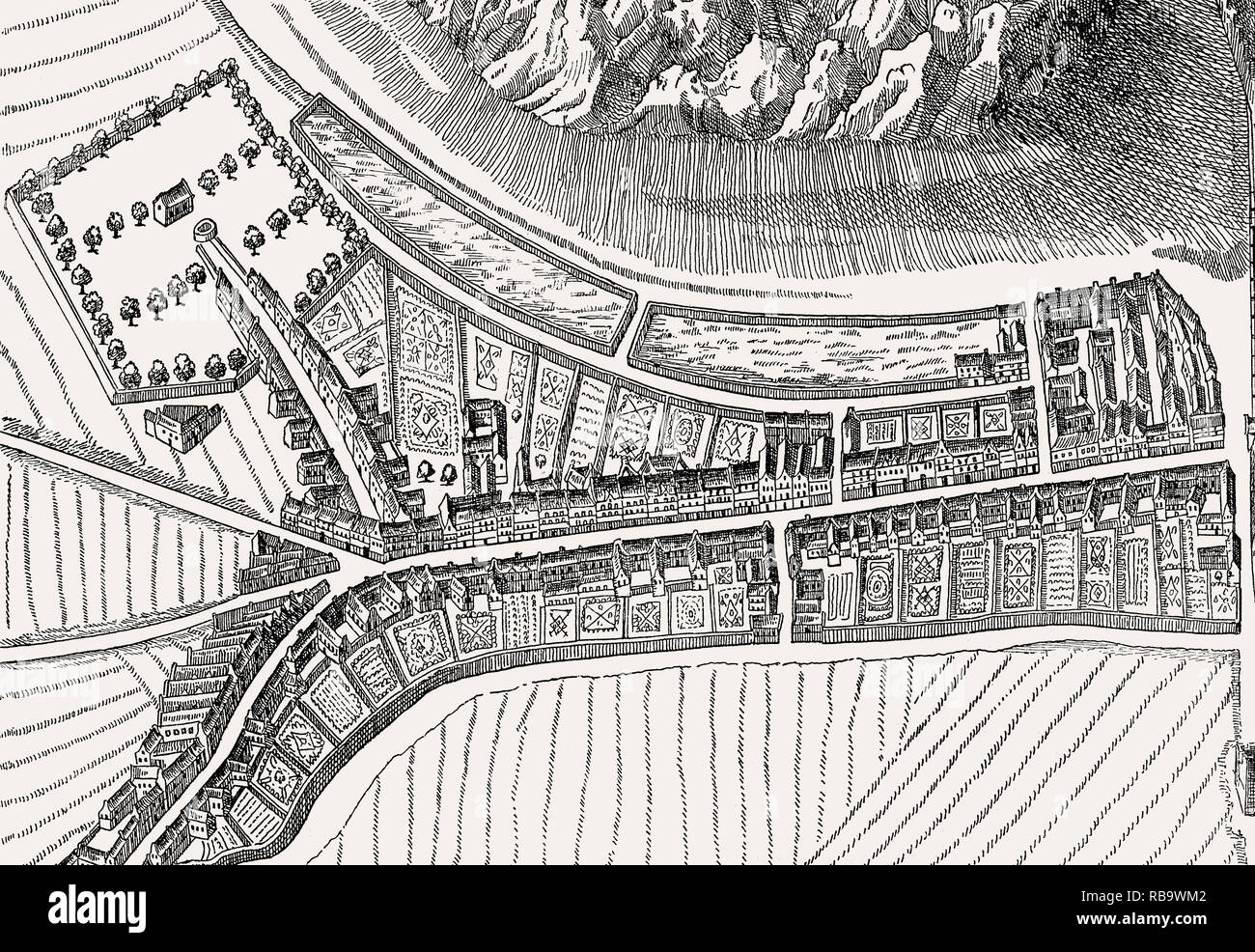 The suburbs of the West Port, Edinburgh, Scotland, by James Gordon of ...