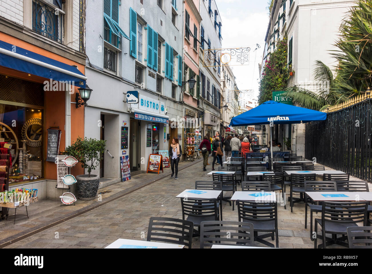 Old gibraltar town hi-res stock photography and images - Alamy
