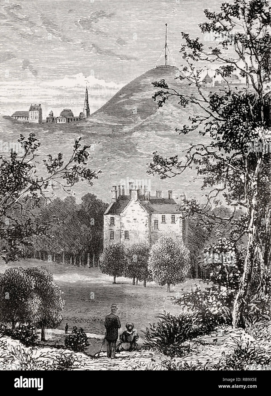 Clockmill House, 1780, Holyrood Park, Edinburgh, Scotland, 18th century ...