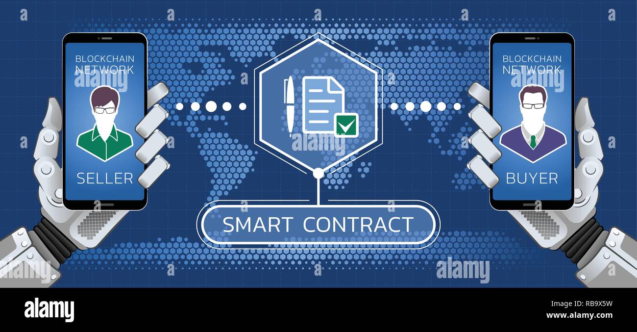 Block chain global network Stock Vector Images - Alamy