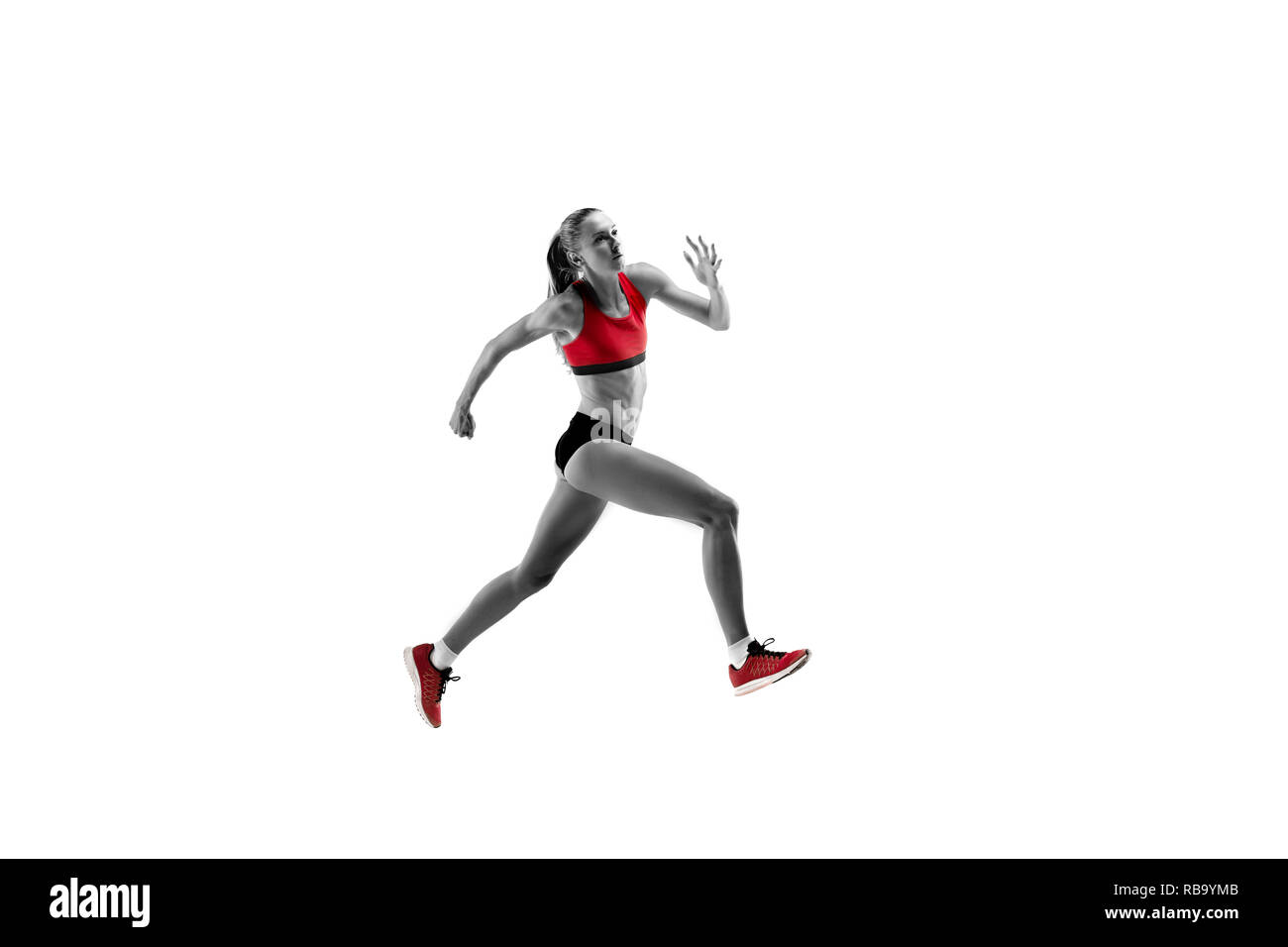 Sprinter silhouette runner start hi-res stock photography and images ...