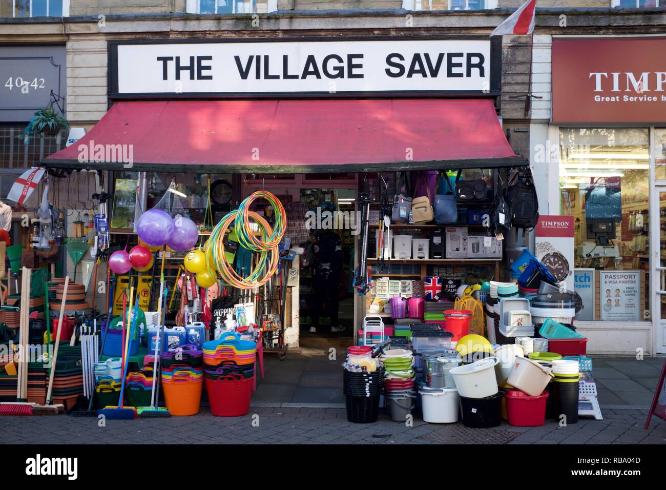 The Village Saver in Buxton, Derbyshire Stock Photo - Alamy