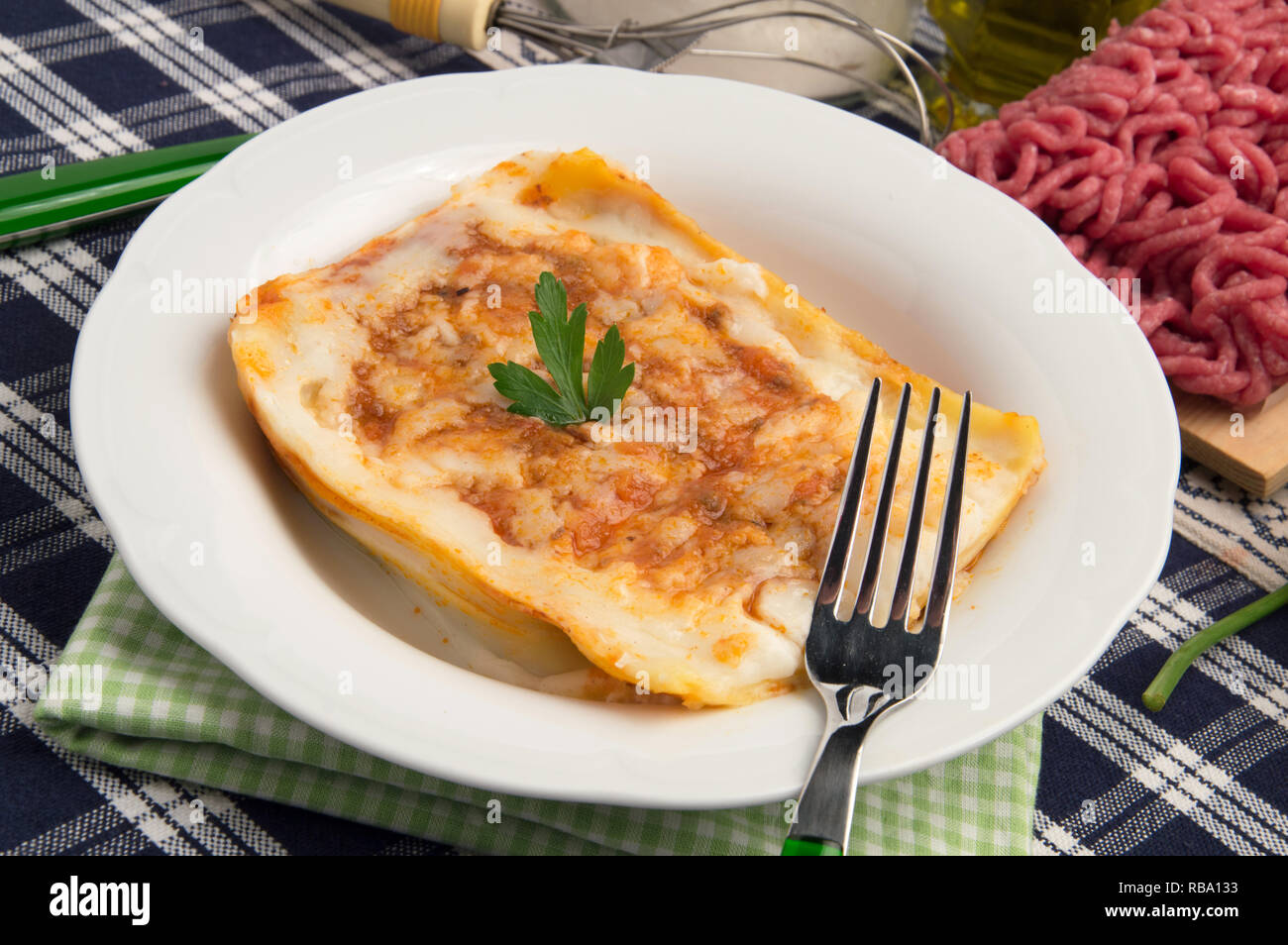 Lasagne sauce isolated hi-res stock photography and images - Alamy