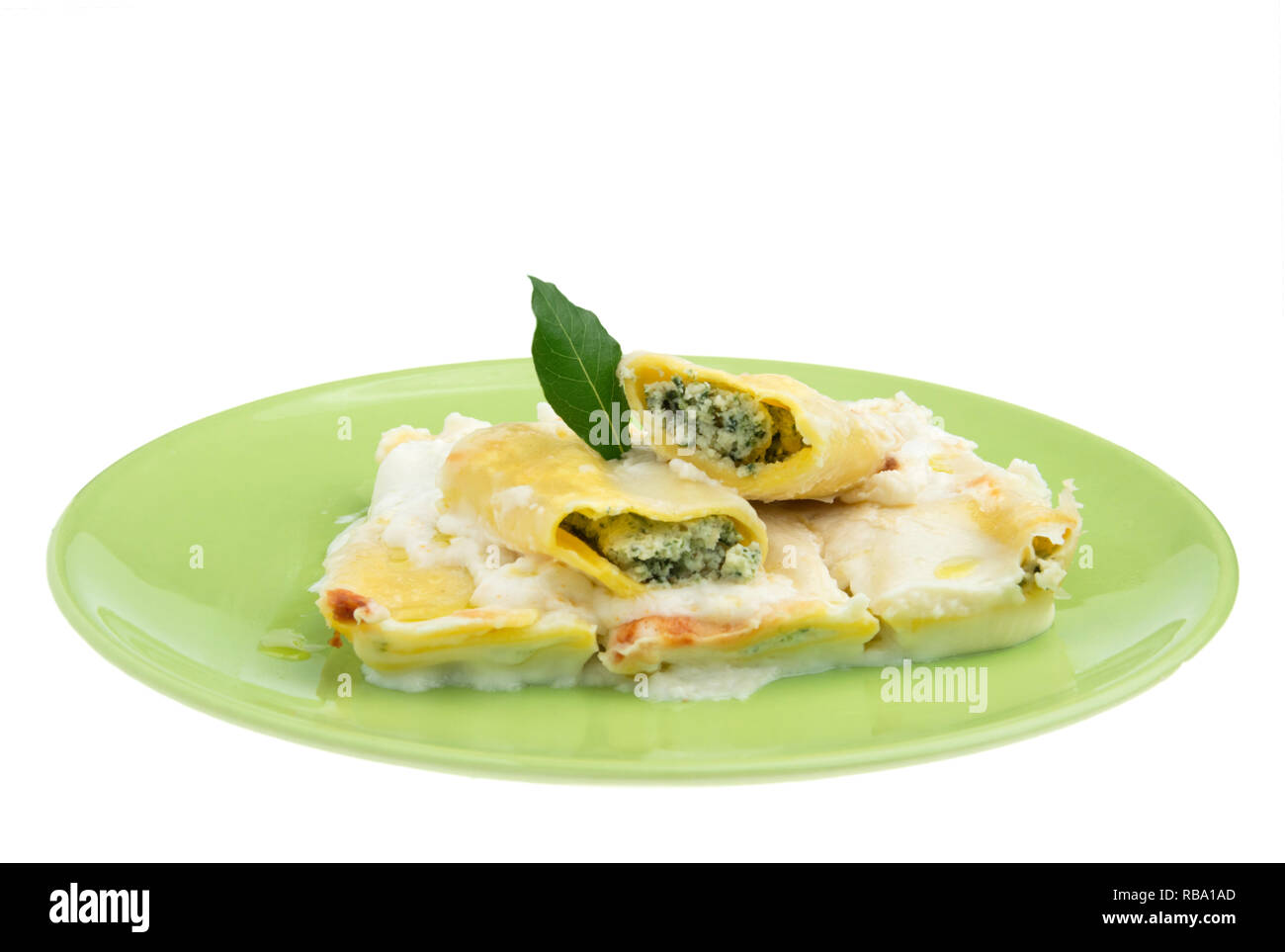 Italian food - Cannelloni Stock Photo - Alamy
