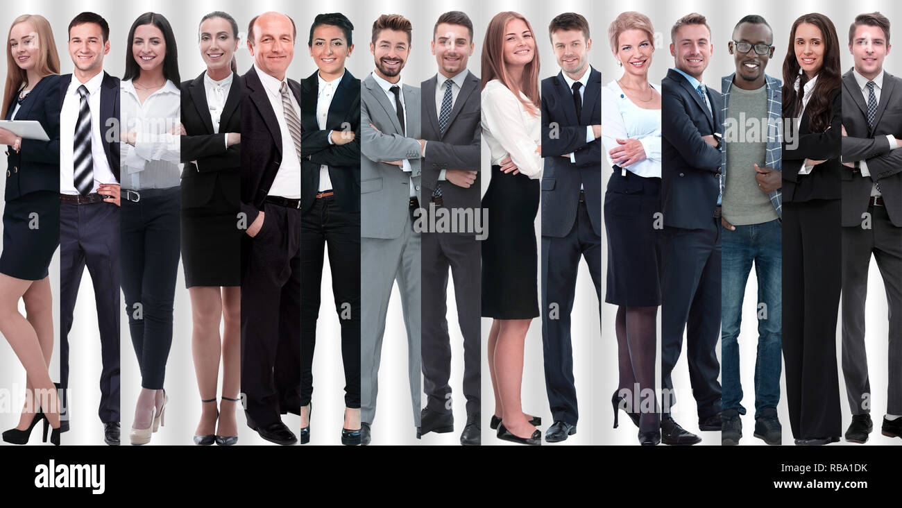 in full growth. the group is successful young entrepreneurs Stock Photo ...