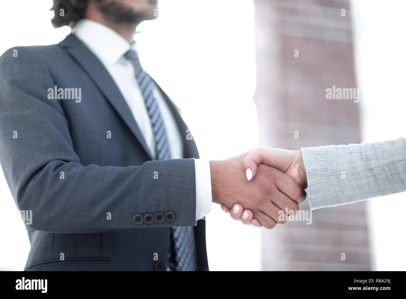 Business partnership meeting concept Silhouette and filter sun Stock ...