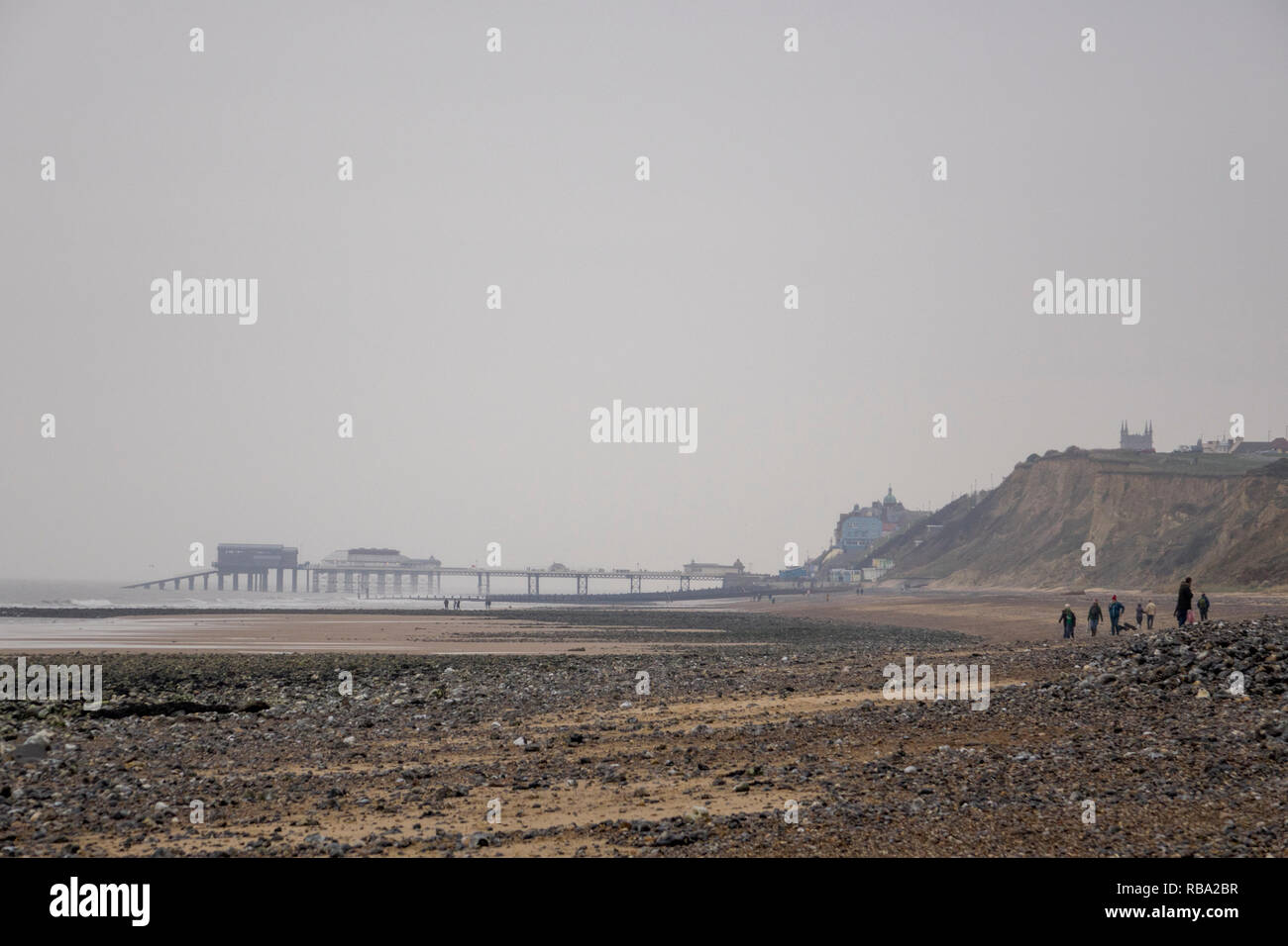 Cromer East Runton Beach Cliffs Stock Photo - Alamy