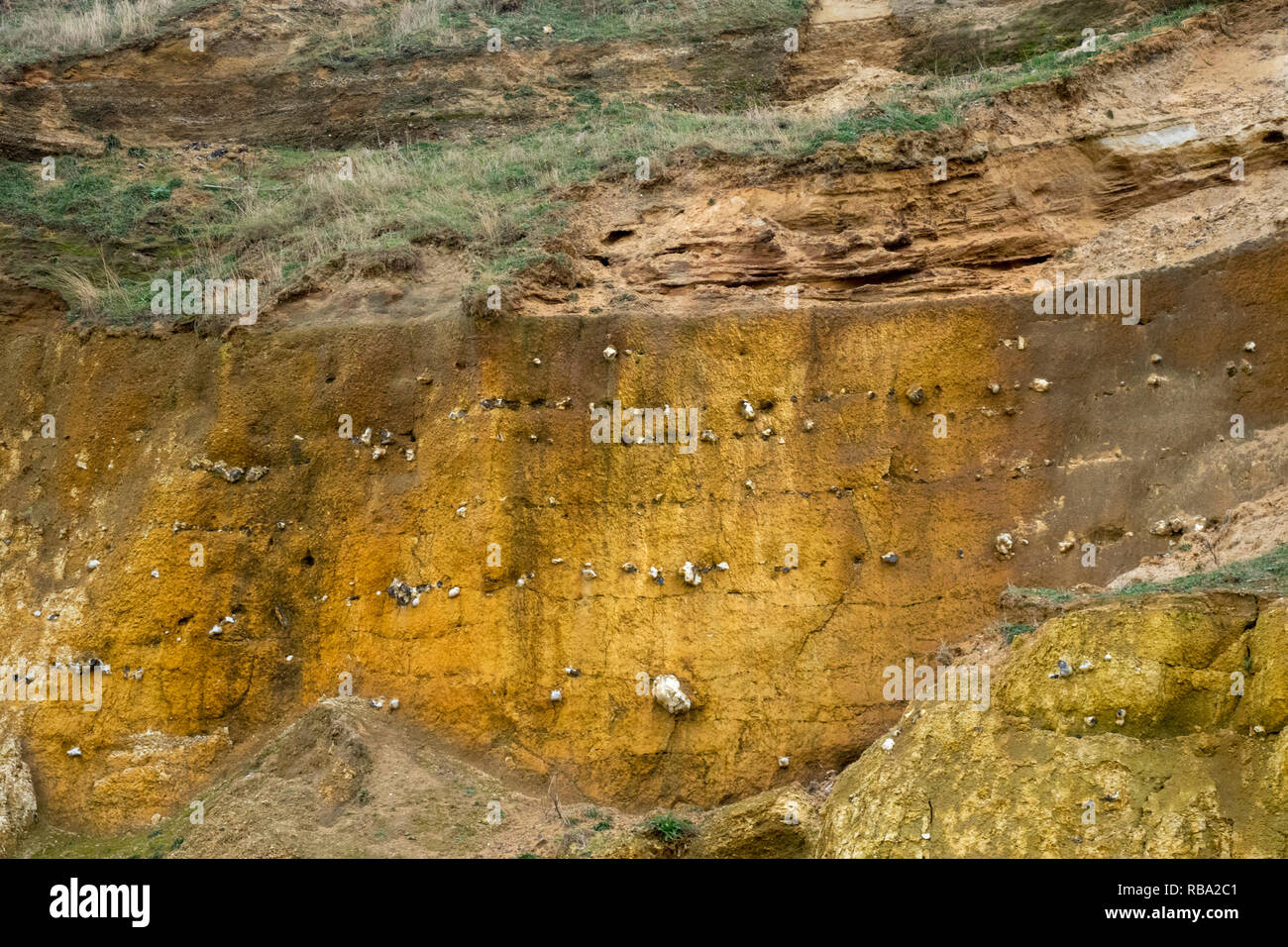 East Runton Cliffs Stock Photo - Alamy