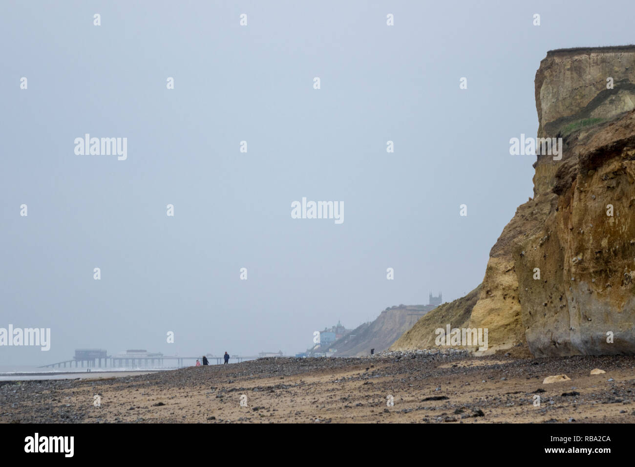Cromer East Runton Beach Cliffs Stock Photo - Alamy