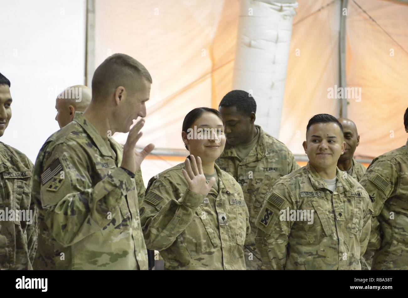 Sgt. Maj. of the Army Daniel Dailey conducted briefings for Soldiers ...