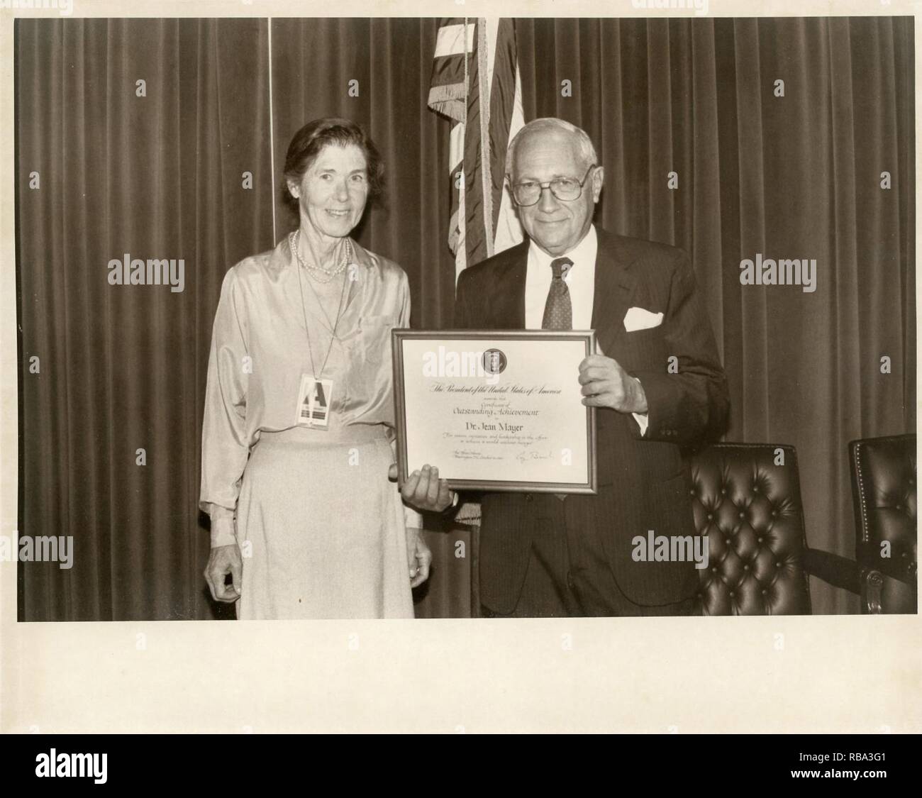 World Food Day Awards - End Hunger Awards - Awarding Dr. Jean Mayer ...