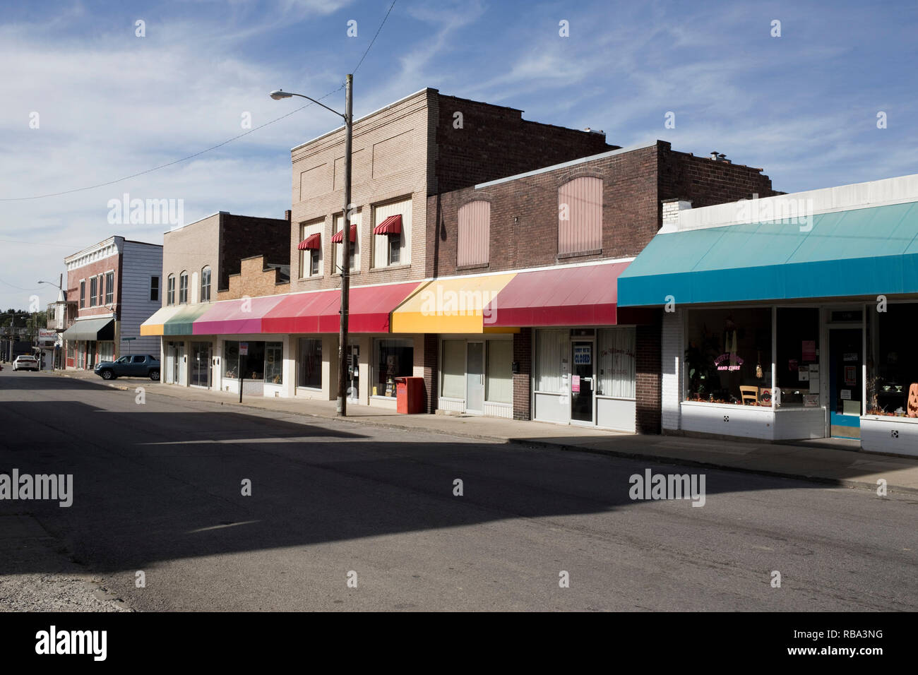 Small Town Main Street Shops