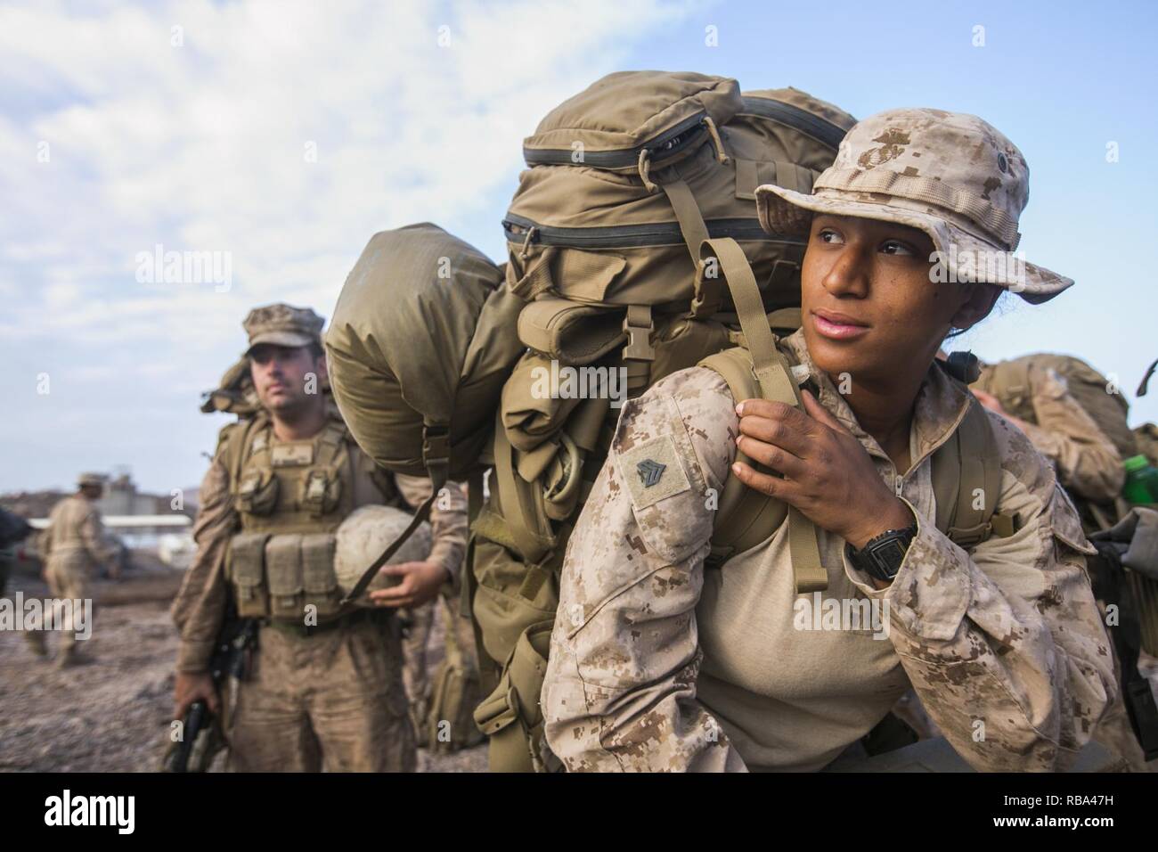 ARTA BEACH, Djibouti (Dec. 20, 2016) U.S. Marine Corps Sgt. Summer ...