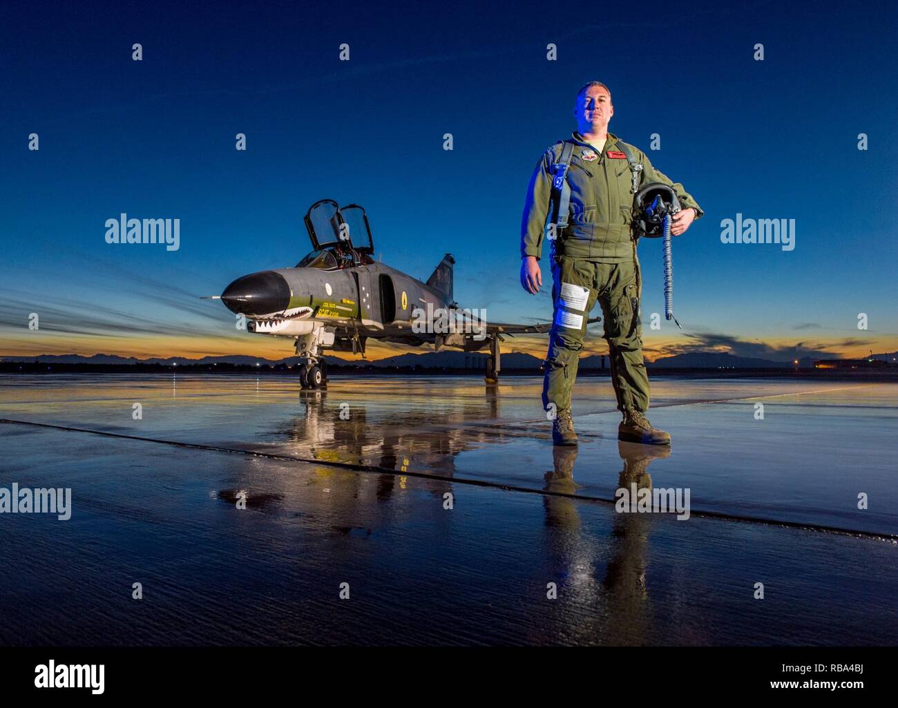 The last active-duty Air Force pilot to fly the McDonnell Douglas F-4 ...