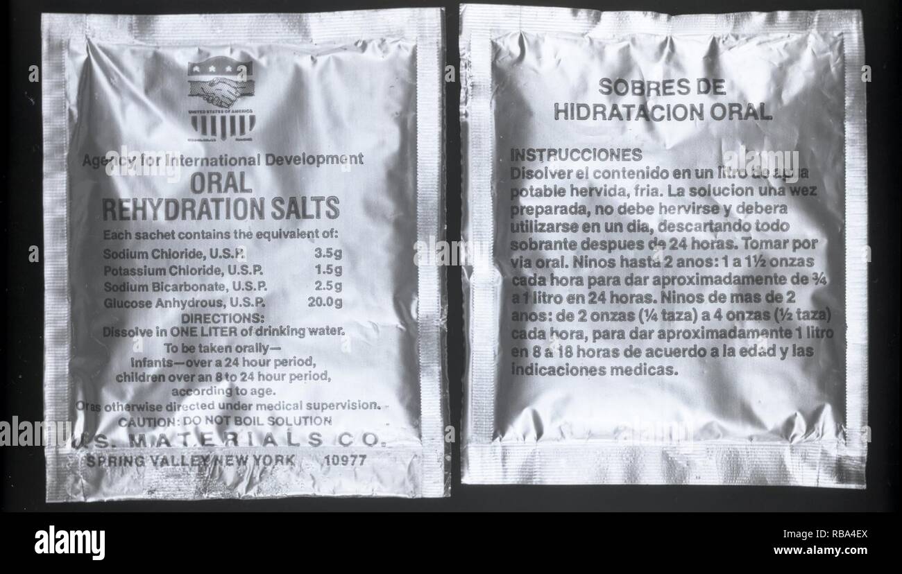 ORT Packets - Oral Rehydration salts Stock Photo - Alamy