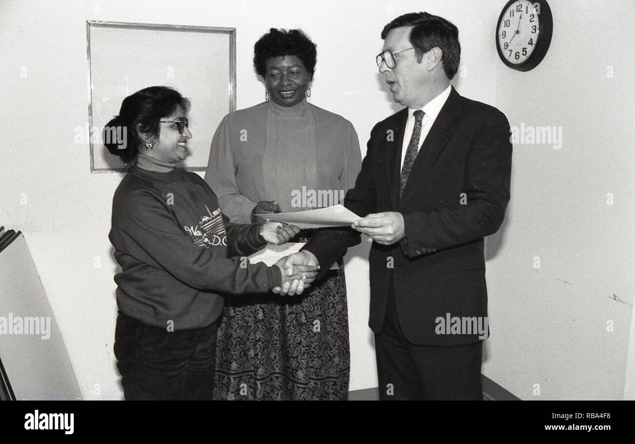 Foreign Service Nationals Goods - Awarding certificates Stock Photo - Alamy