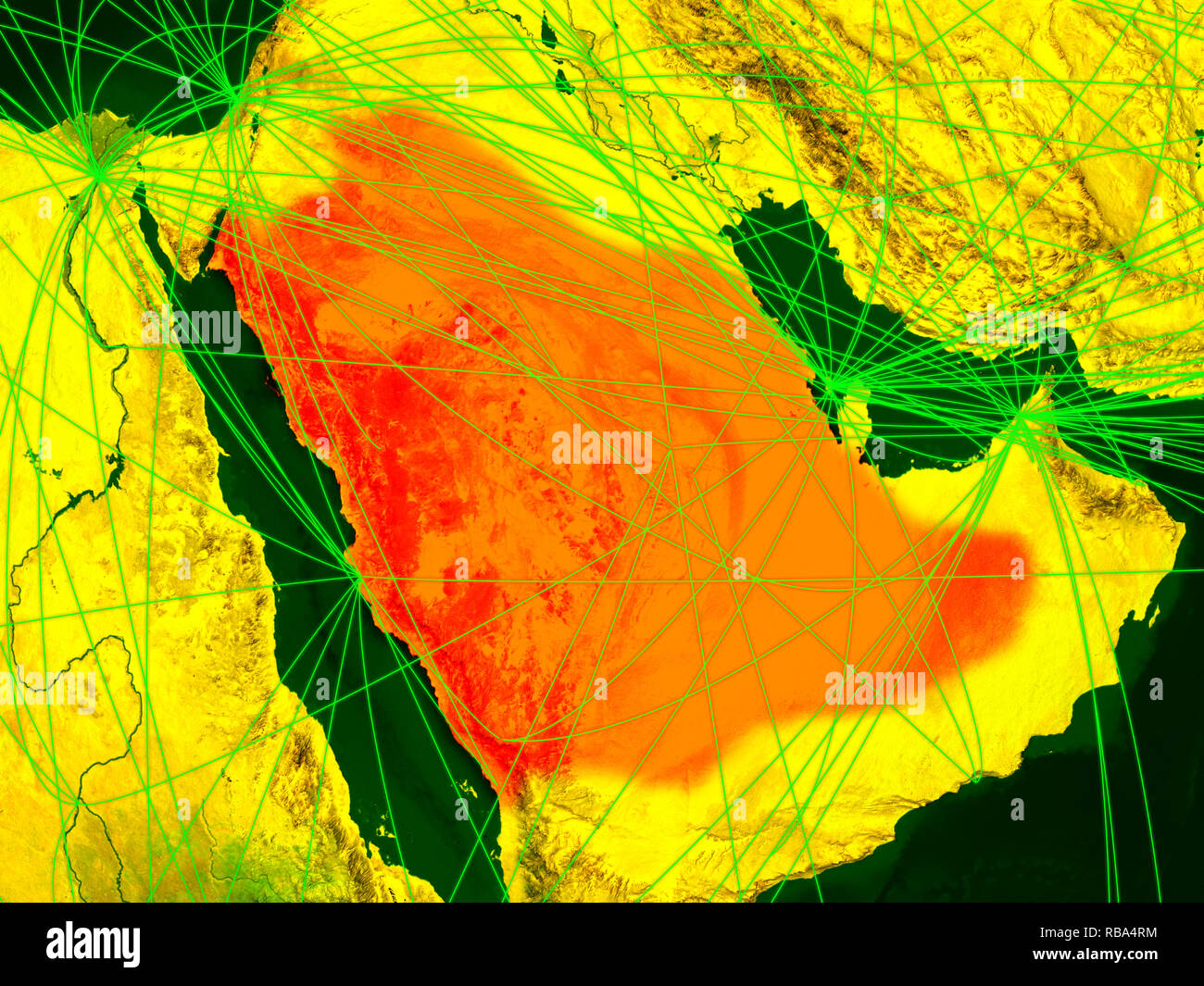 Vectors 3d Map Saudi Arabia High Resolution Stock Photography and ...