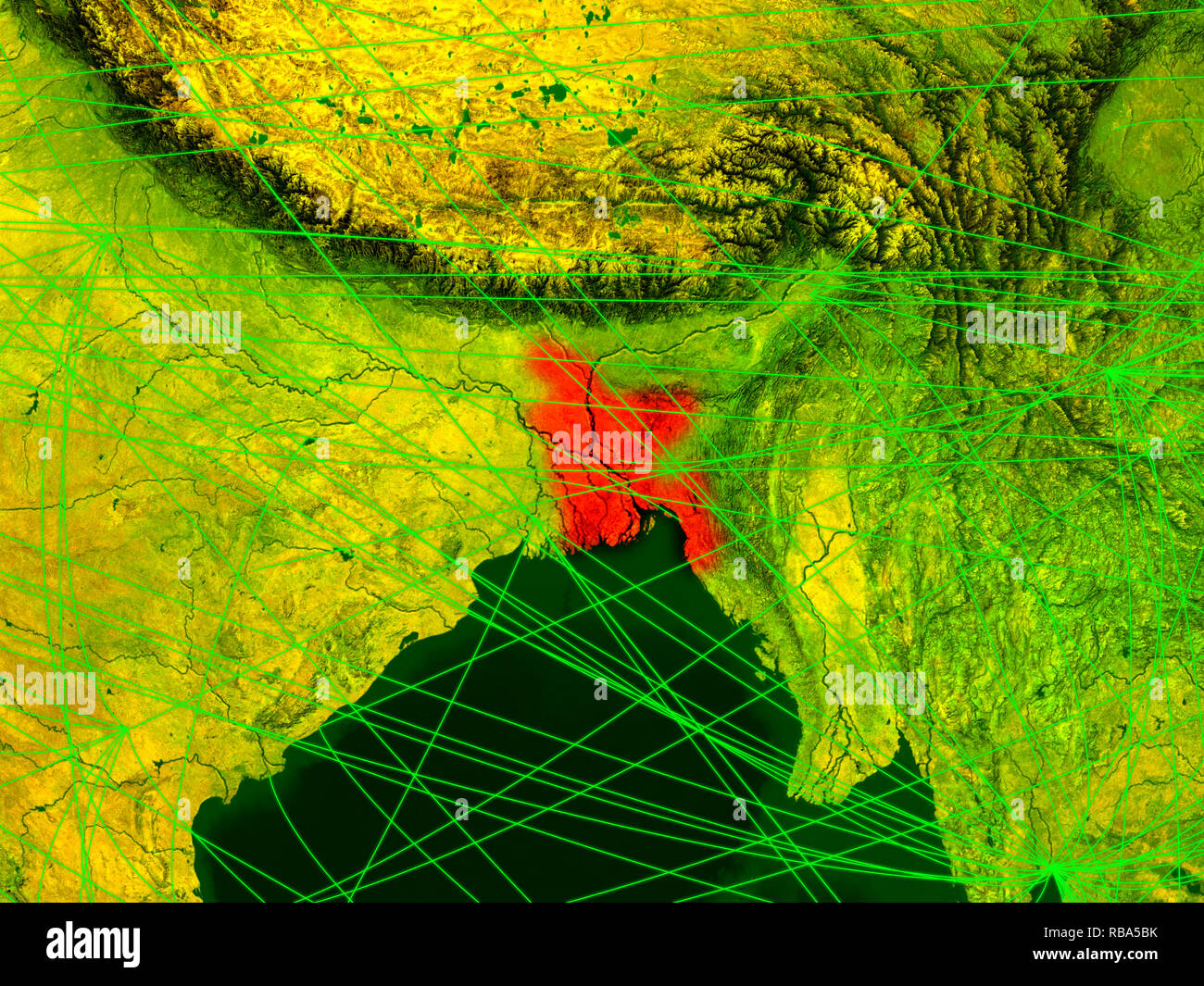 Bangladesh on digital map with networks. Concept of international ... Bangladesh on digital map with networks. Concept of international ...