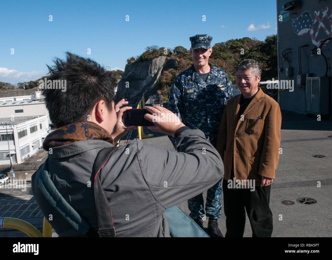 YOKOSUKA, Japan (Dec. 23, 2016) Capt. Steven Wieman, deputy commander ...