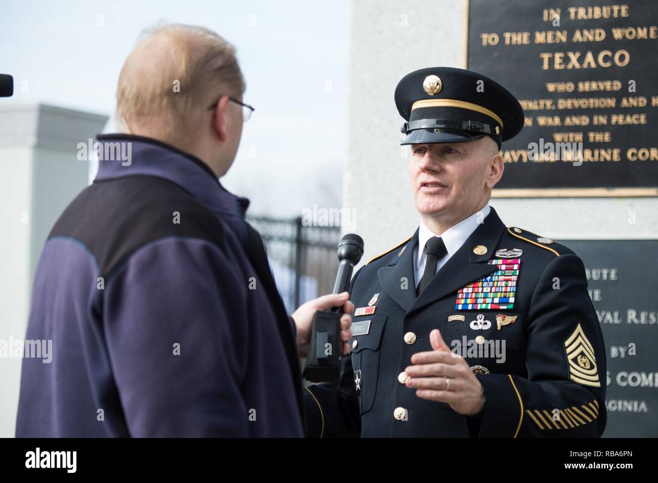 U.S. Army Command Sgt. Maj. John W. Troxell, Senior Enlisted Advisor to ...