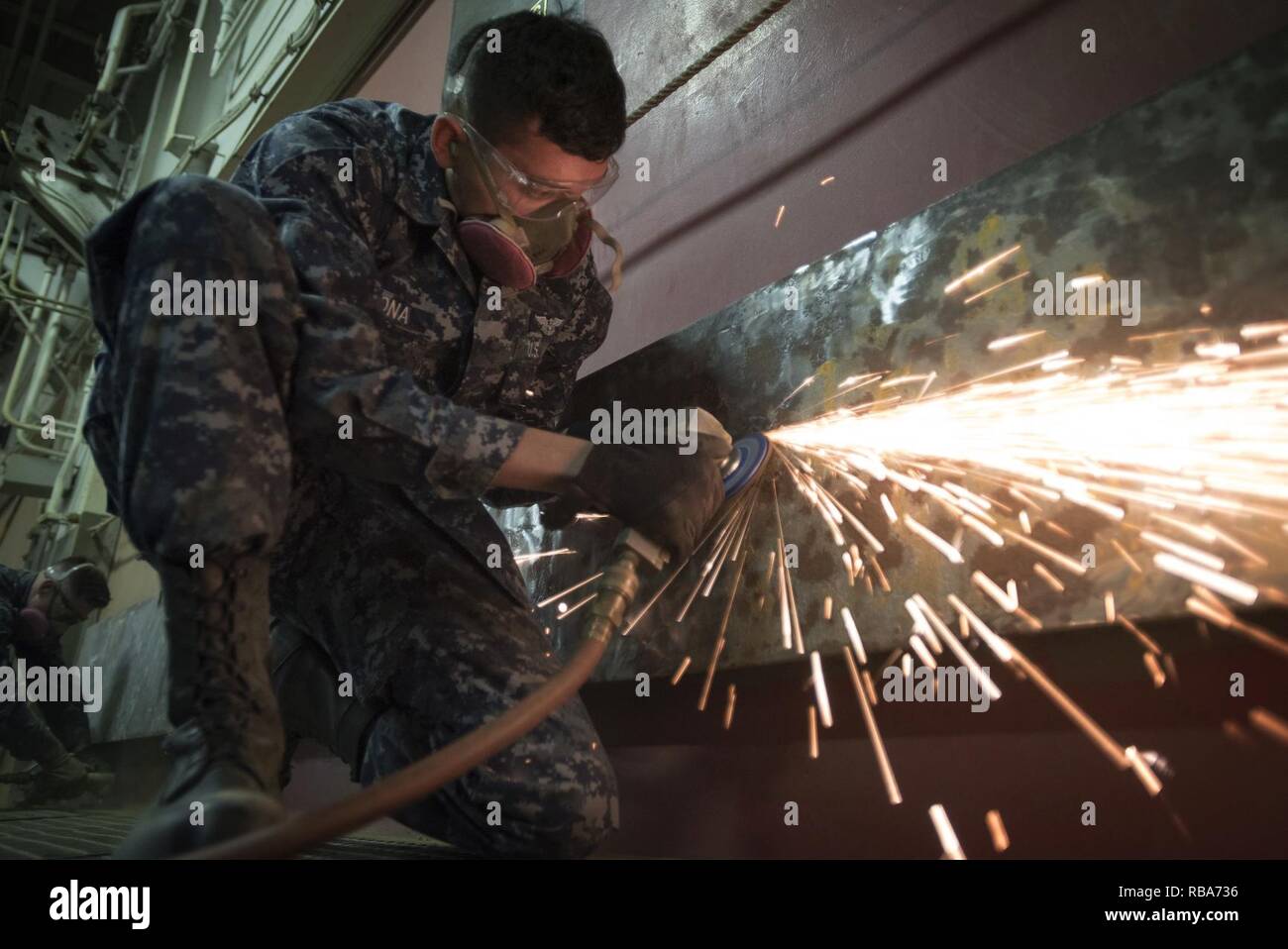 SASEBO, Japan (Dec. 28, 2016) Aviation Ordnanceman Airman David Gaona ...