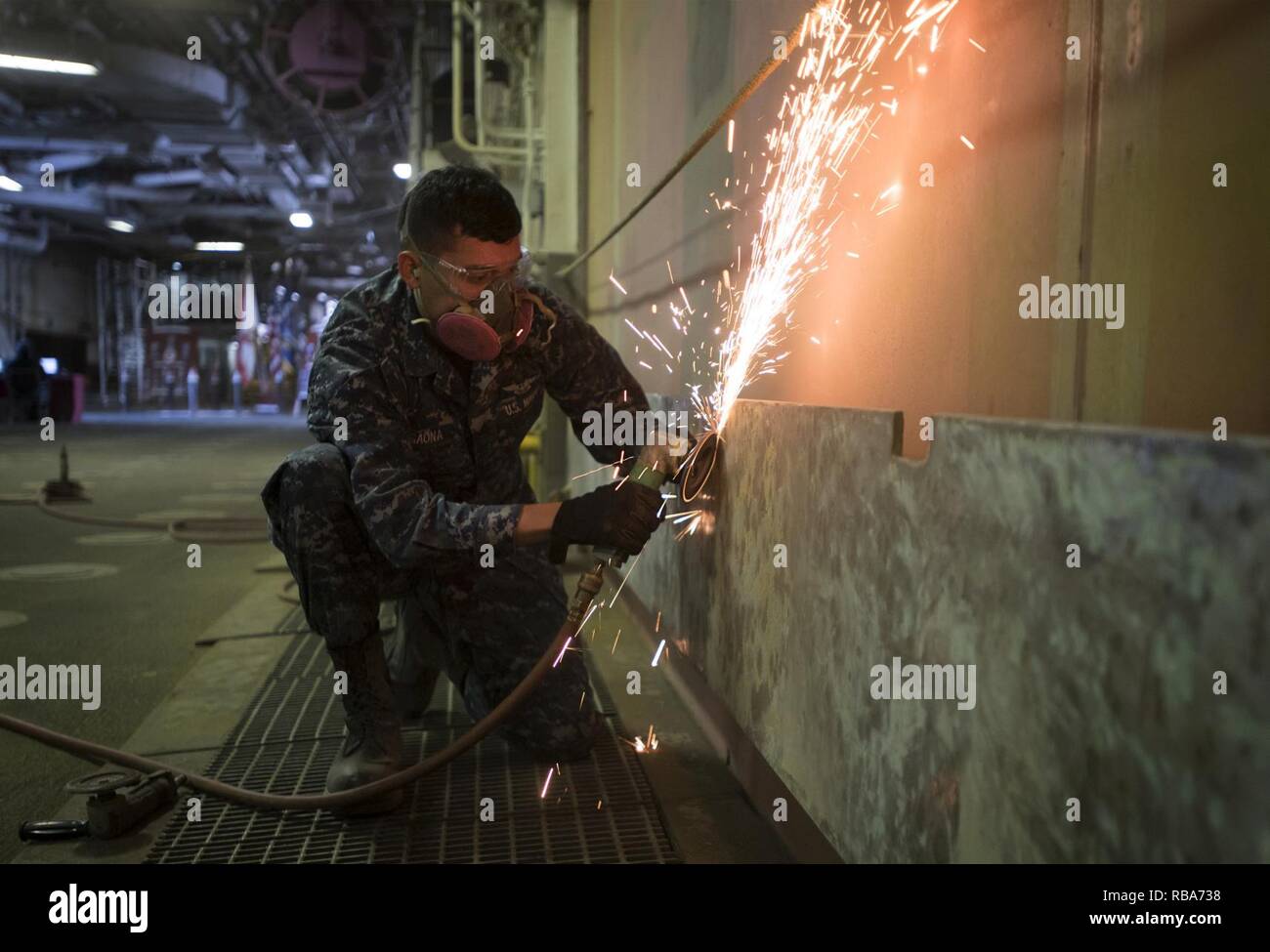 SASEBO, Japan (Dec. 28, 2016) Aviation Ordnanceman Airman David Gaona ...