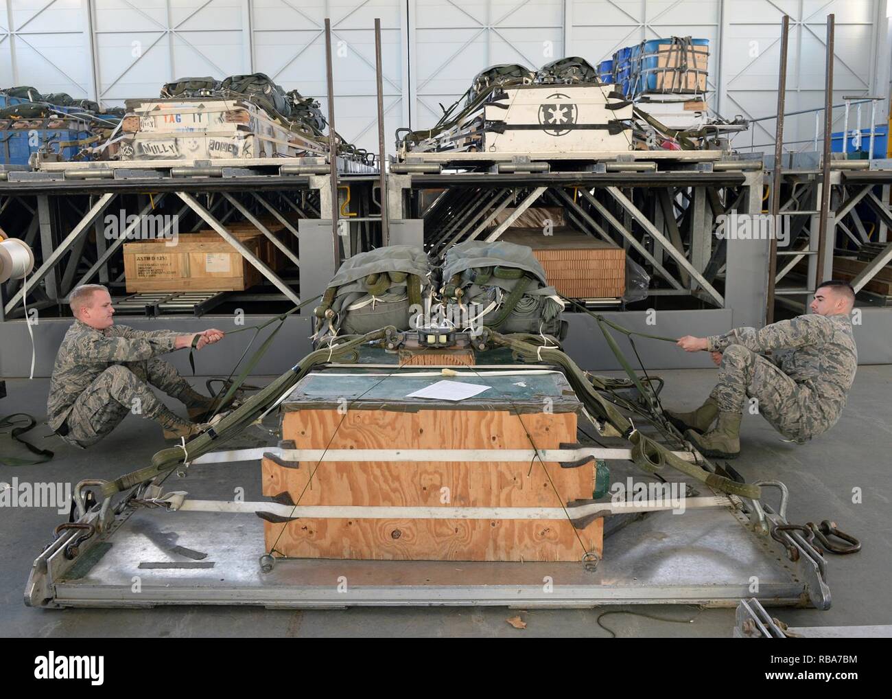 Airman Jacob Selsing and, then Airman Peter Zuniga, 86th Logistics ...