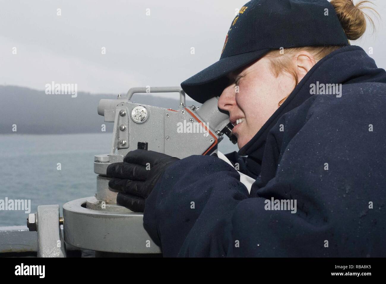 MEDITERRANEAN SEA (Jan. 03, 2017) Quartermaster Seaman Cassandra ...