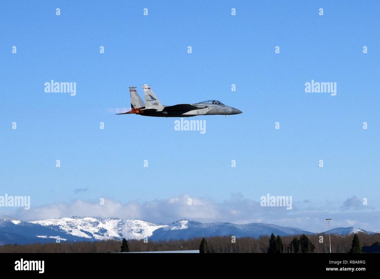 Lt. Col. Paul Shamy, 123rd Fighter Squadron, takes to flight in F-15C ...