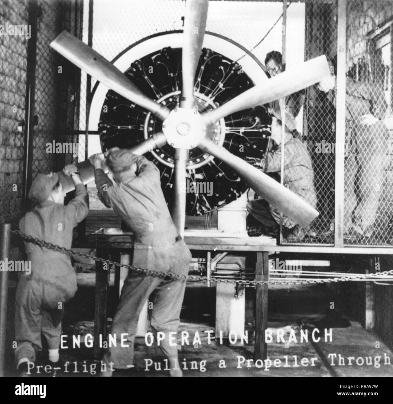 Aircraft engine mechanic students at Sheppard Air Force Base, Texas ...