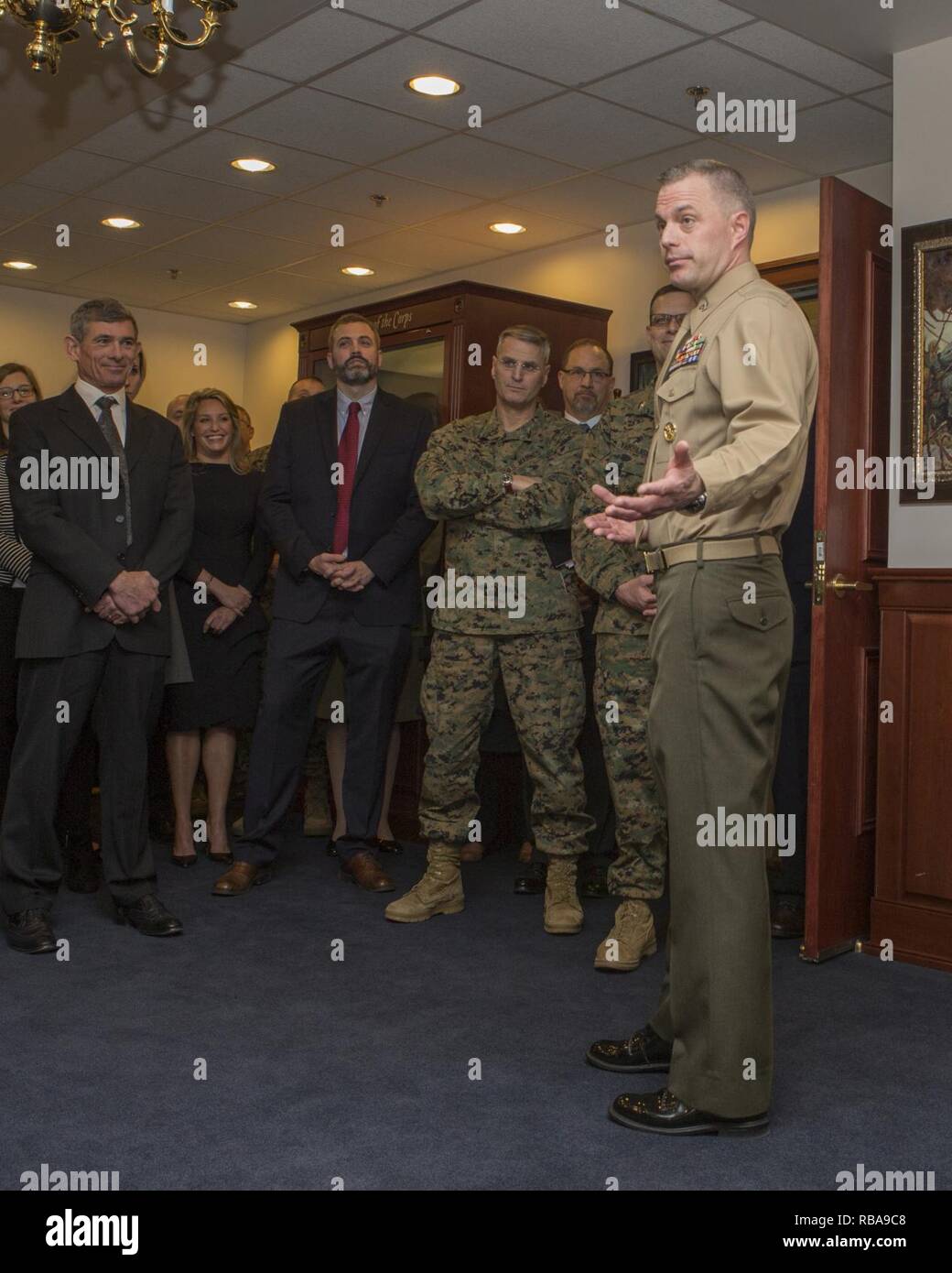 U.S. Marine Corps Col. Eric R. Quehl, international affairs officer ...