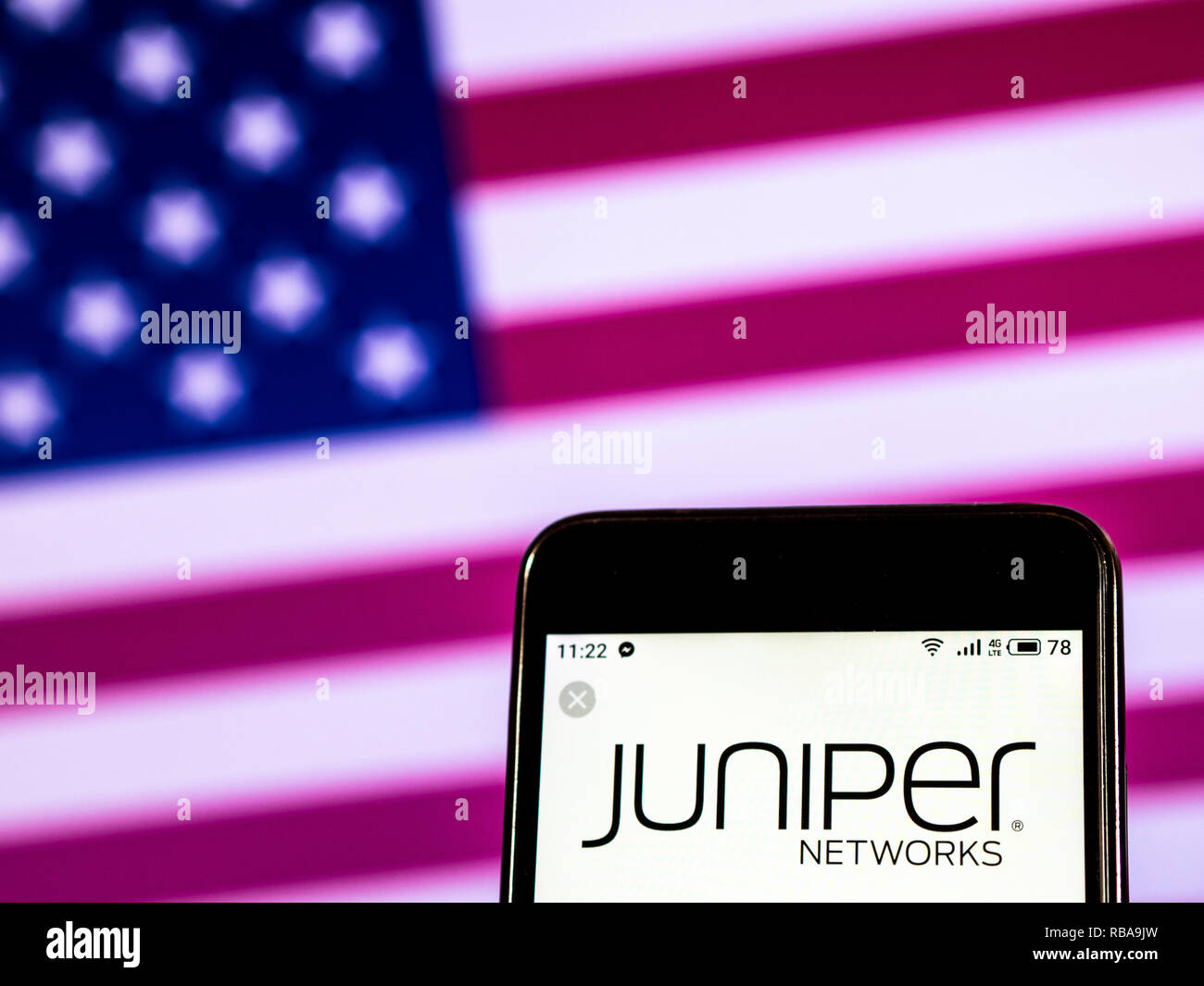 Juniper networks logo hi-res stock photography and images - Alamy