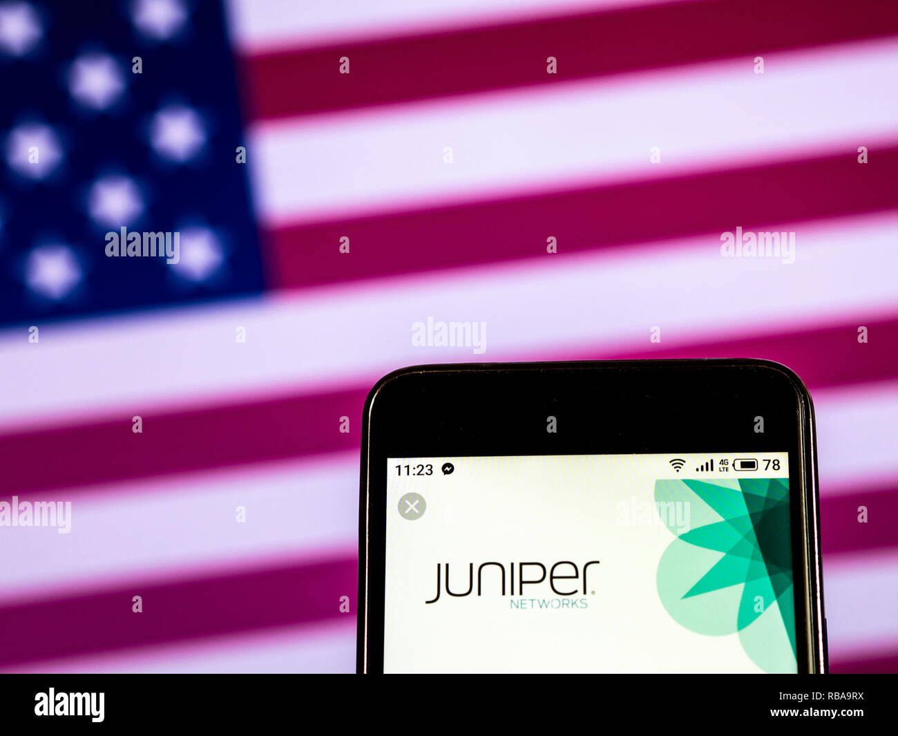 Juniper networks logo hi-res stock photography and images - Alamy