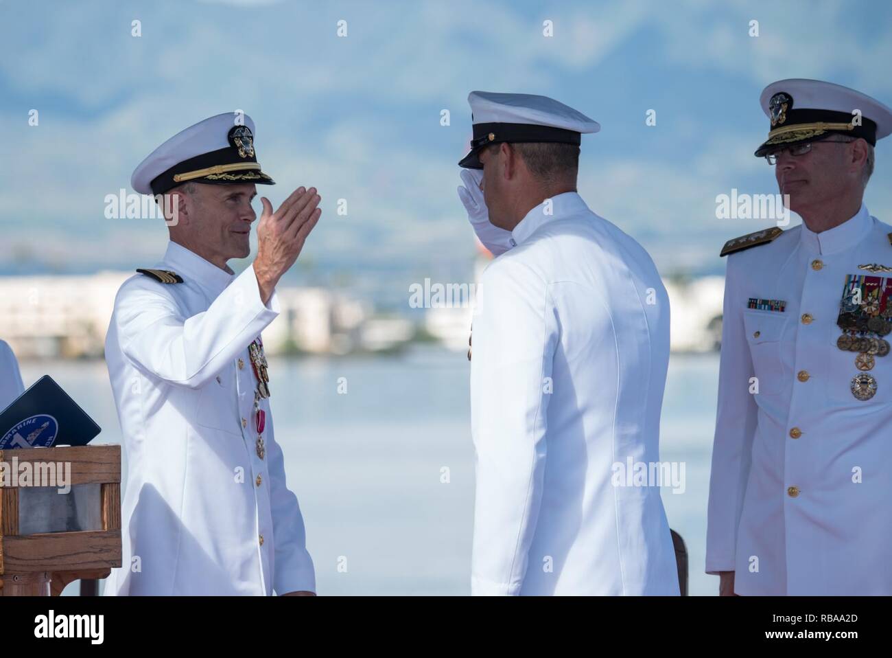 JOINT BASE PEARL HARBOR-HICKAM, Hawaii (January 5, 2017) Capt. Timothy ...