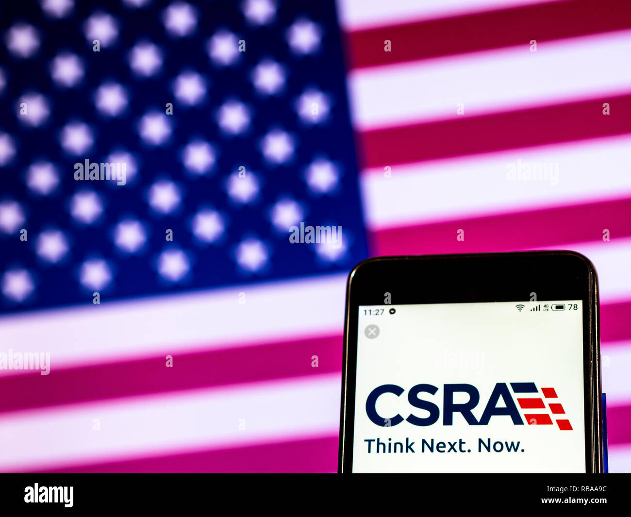 American Information Technology Logos Purple