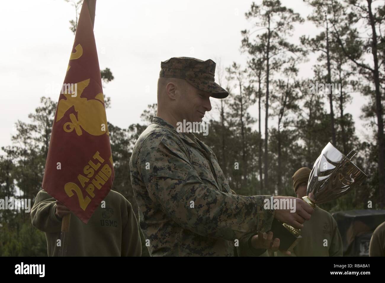 Lt. Col. David W. Bass, the commanding officer for 2nd Amphibious ...