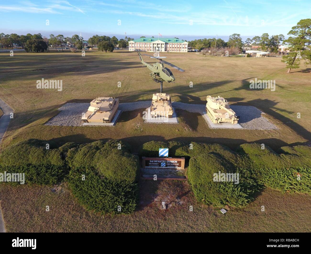 3rd Infantry Division headquarters at Fort Stewart, Georgia, January 6 ...