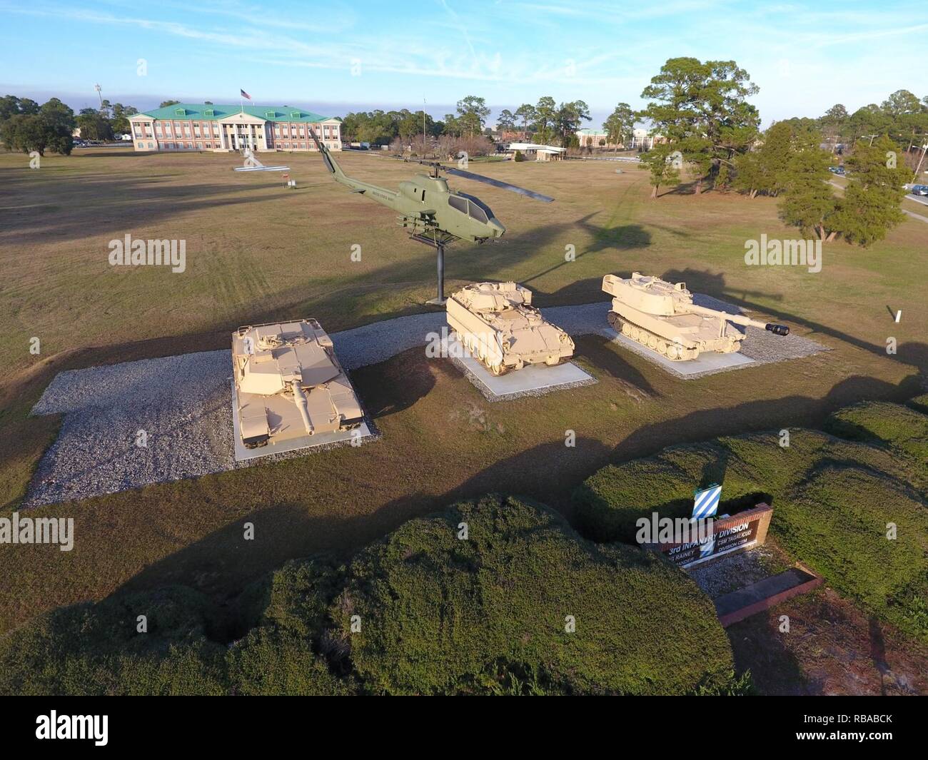 3rd Infantry Division headquarters at Fort Stewart, Georgia, January 6 ...